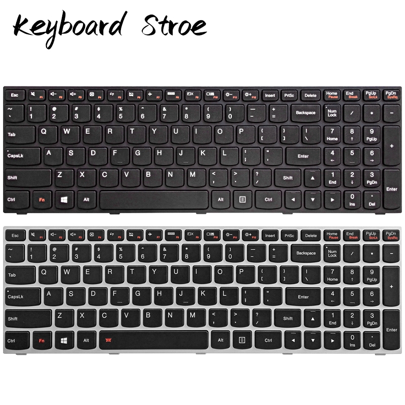 Lenovo IdeaPad 500-15ACZ 500-15ISK Flex 2-15 Flex 2-15D Laptop Keyboard ...