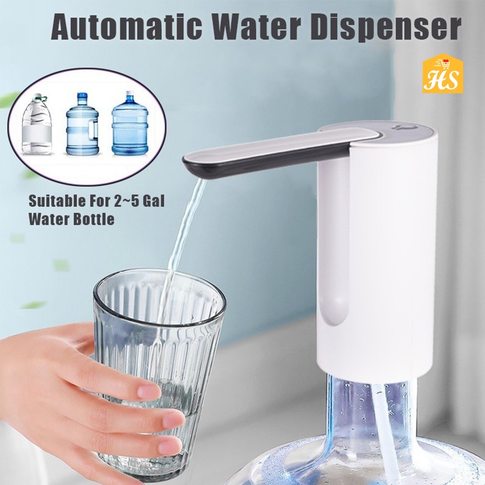 HS Automatic Portable Water Dispenser Pump Touch Control Rechargeable ...