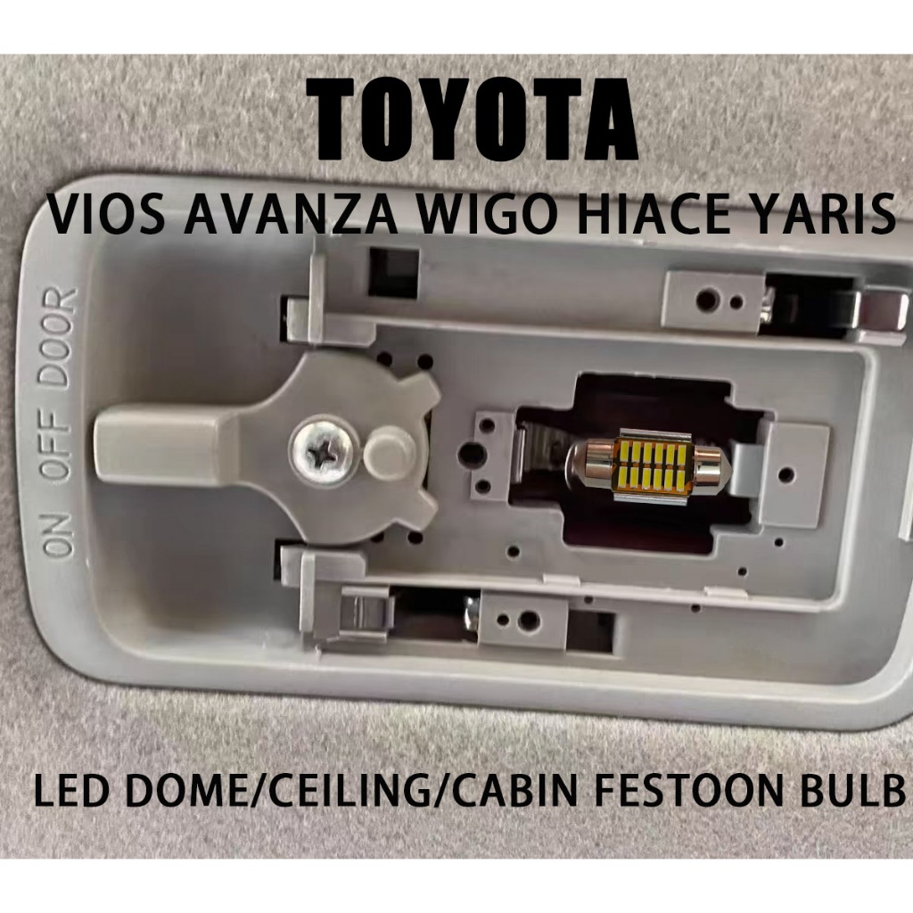 LED Dome/Ceiling/Interior/Cabin/Map Light Bulb Lamp FOR Toyota Vios ...