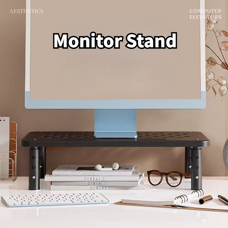 Office black Monitor Stand computer Increase Height Stand laptop ...