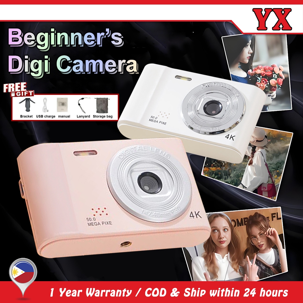 Digi Camera for Kids Beginner's camera 4K CCD Camera for Photography HD ...