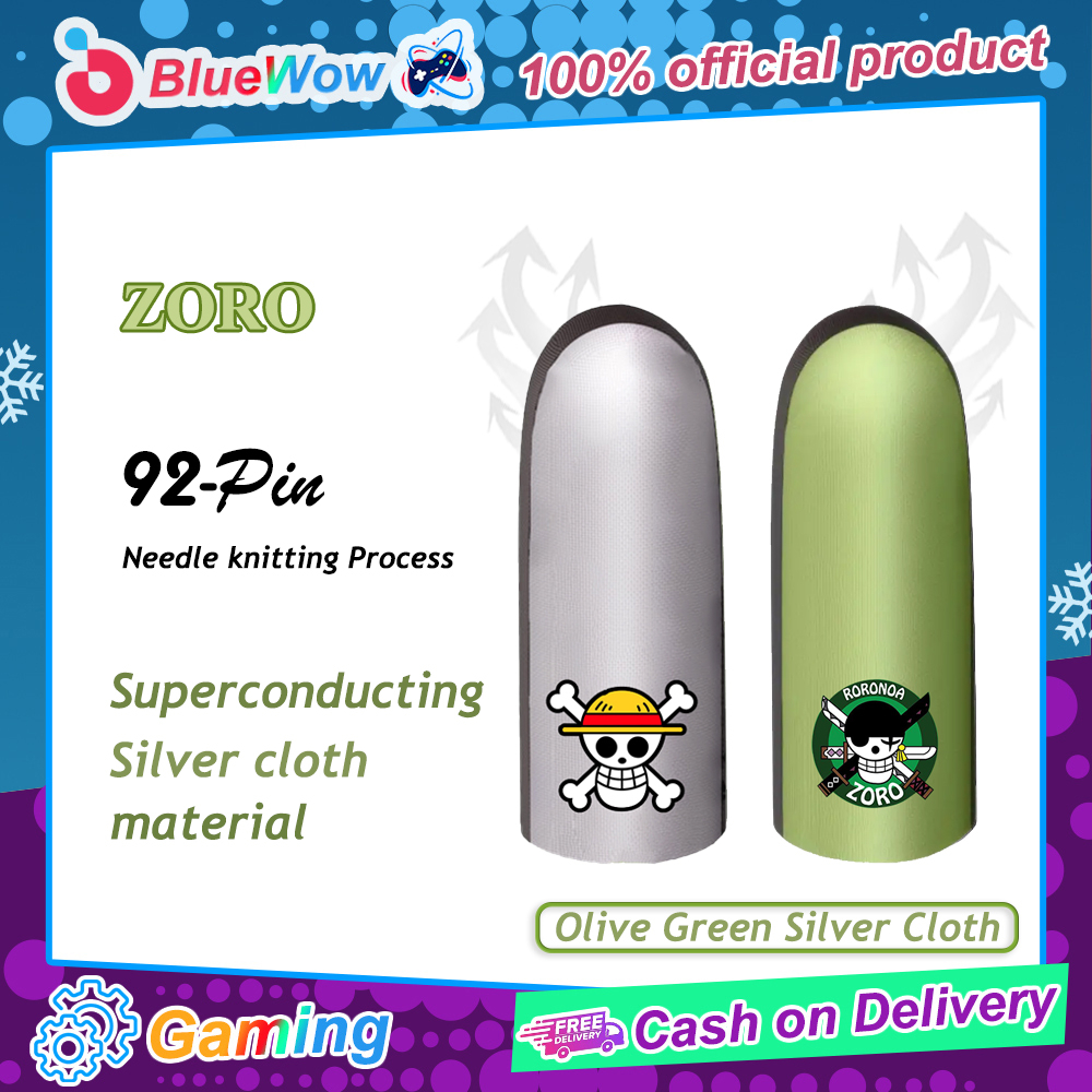 BlueWow Gaming Finger Sleeve Luffy/Zoro Mobile Game Gloves for CODM ...