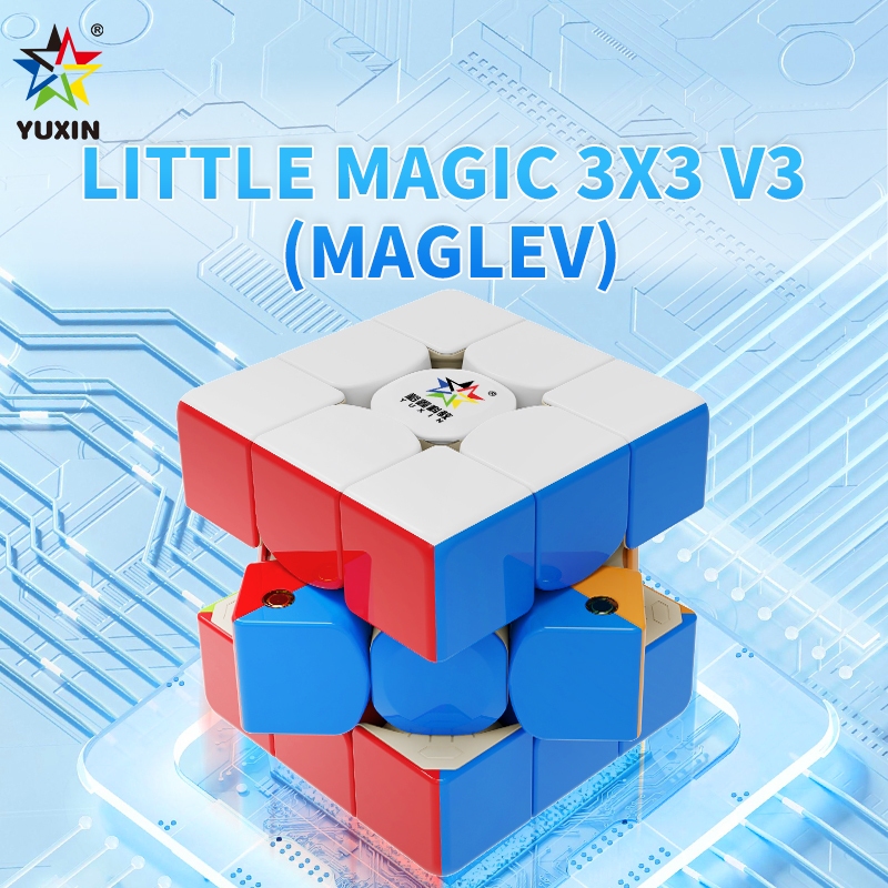 Yuxin Little Magic V3M Maglev 3x3 Cube Professional 3x3x3 Speed Cube ...