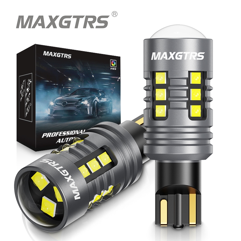 MAXGTRS 2pcs W16W T15 LED Canbus Error Free Backup Light T16 921 912 ...