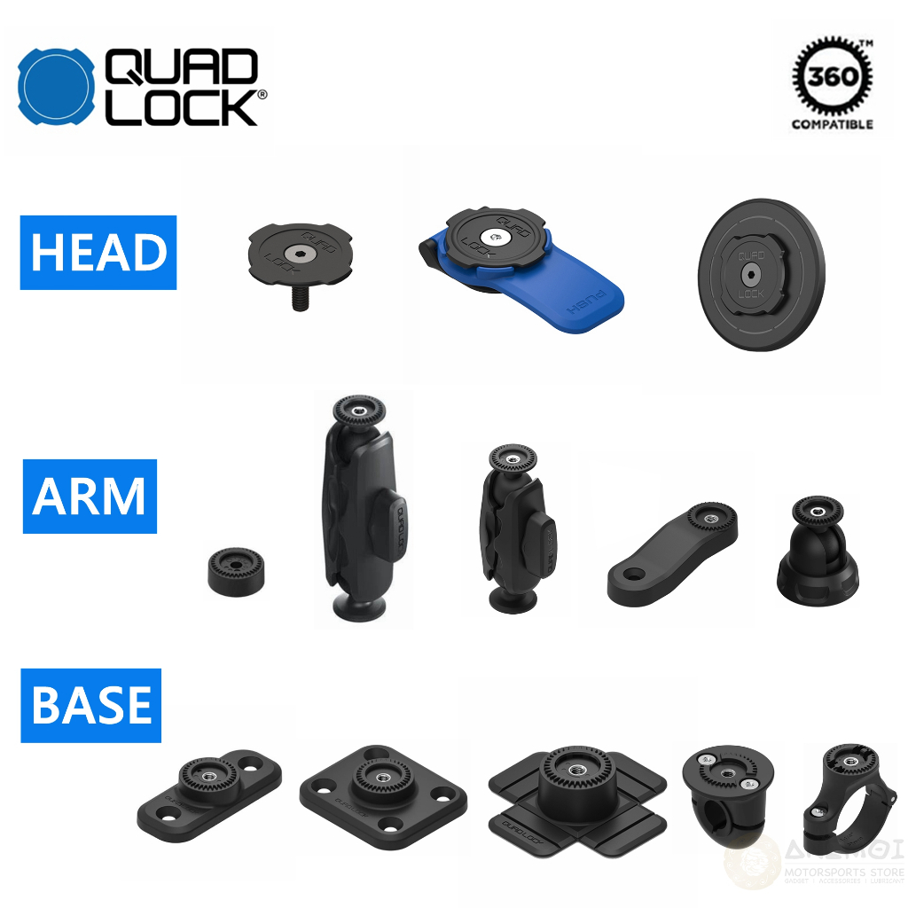QUAD LOCK 360 Mounts Build Your Own mount to match your active ...