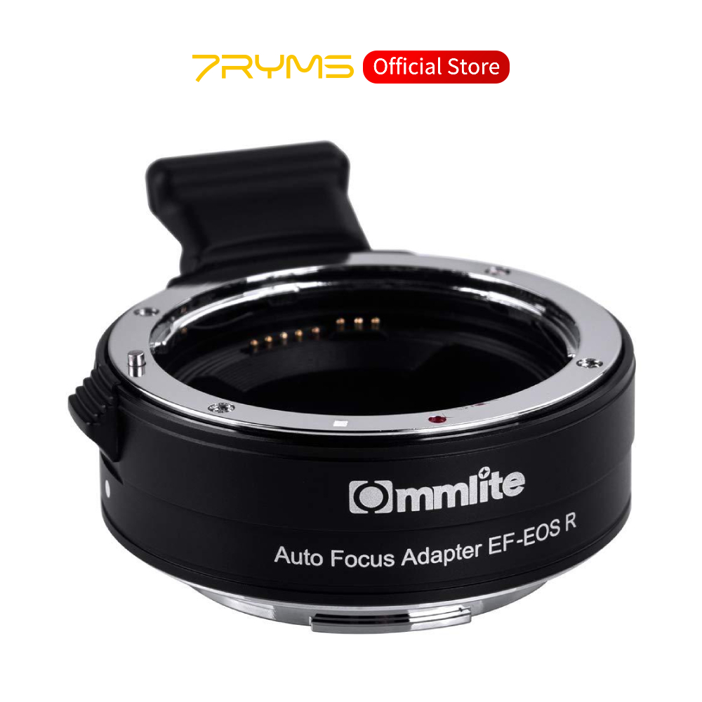 Commlite CM-EF-EOS R Lens Adapter, Electronic Auto-Focus EF to R Mount Adapter for Canon EF/EF-S ...