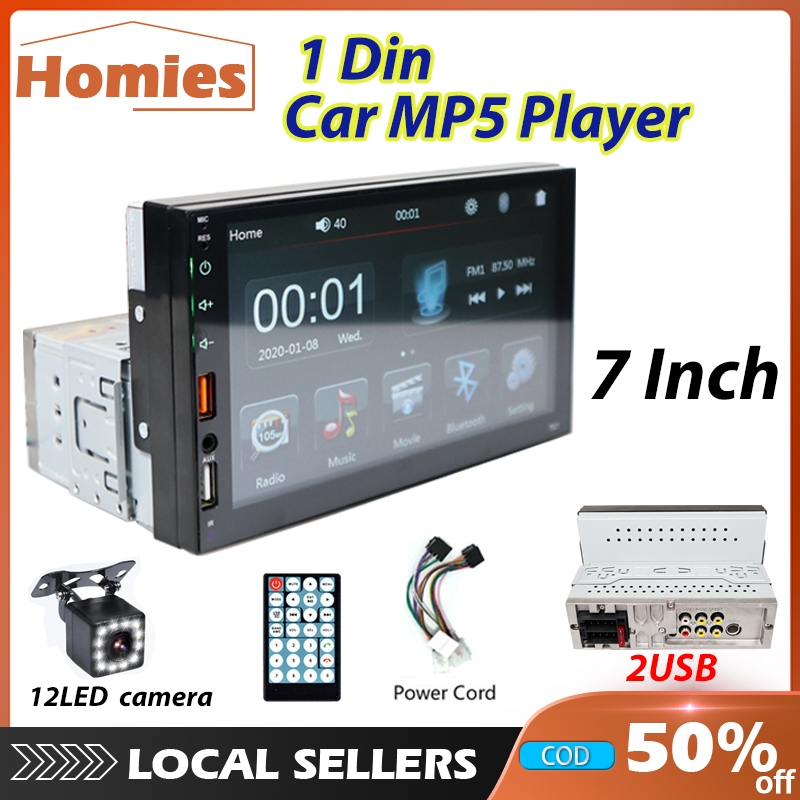 7 inch 1 Din MP5 Multimedia Player Touch Screen Monitor Car MP5 Player ...
