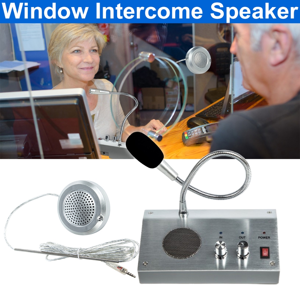 【Shipping from Manila】Window Microphone and Speaker Dual Way Talk ...