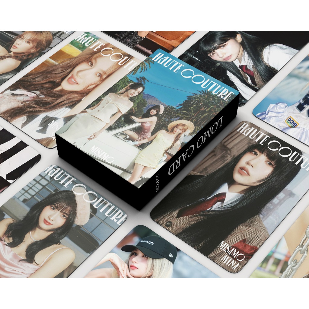 TWICE MISAMO Masterpiece Sana Momo Mina Photocard Lomo Card 55pcs/box | Shopee Philippines