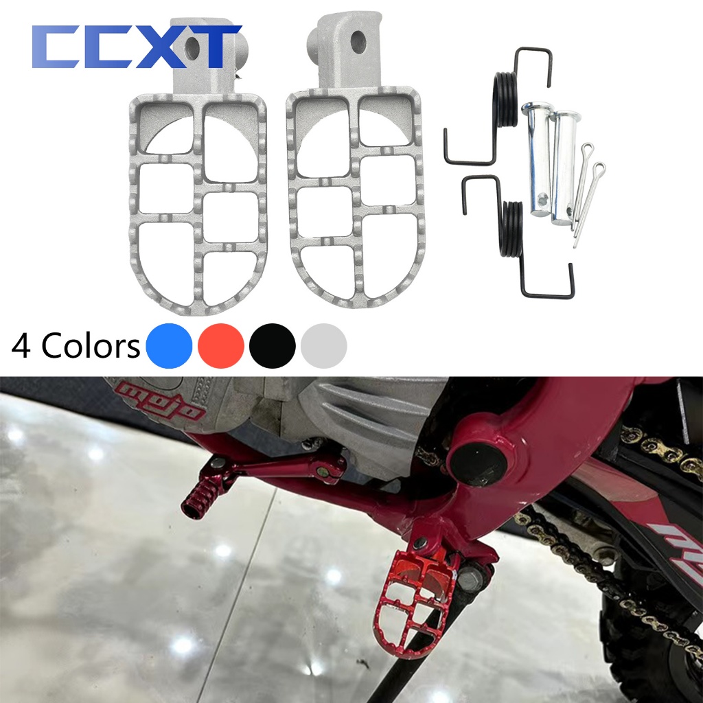 Motorcycle Foot Pegs Rests Footpegs For Honda XR50R CRF50 CRF70 CRF80 ...