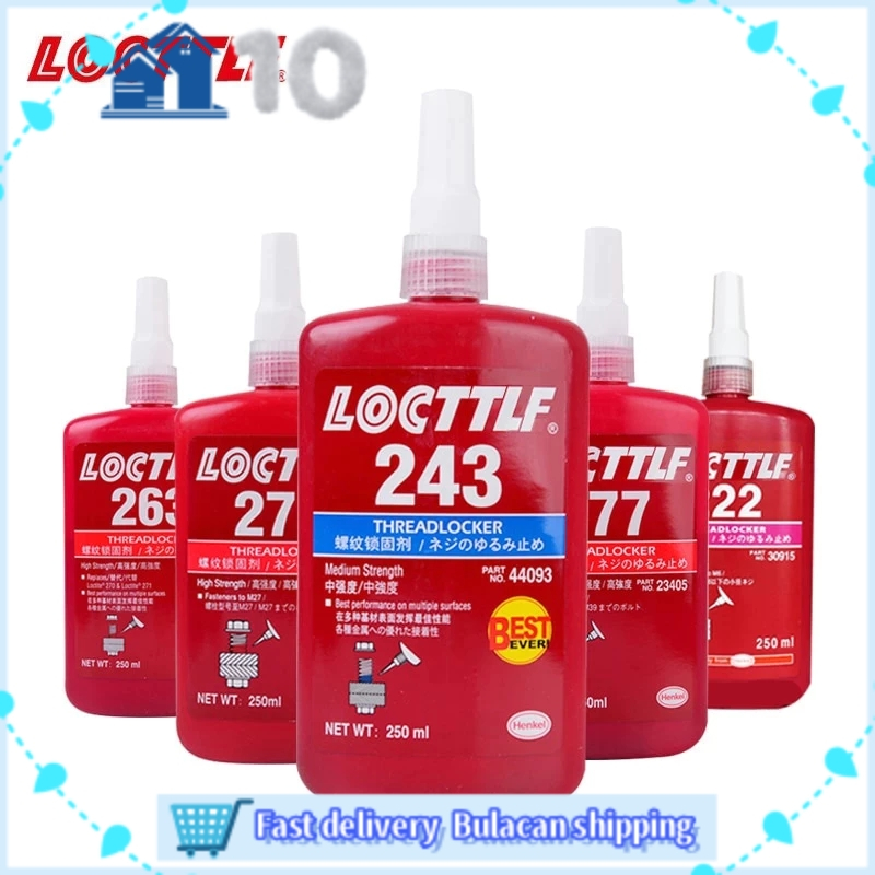 LOCTTLF Metal locking glue 50ml 243 263 272 Screw locking glue for all ...