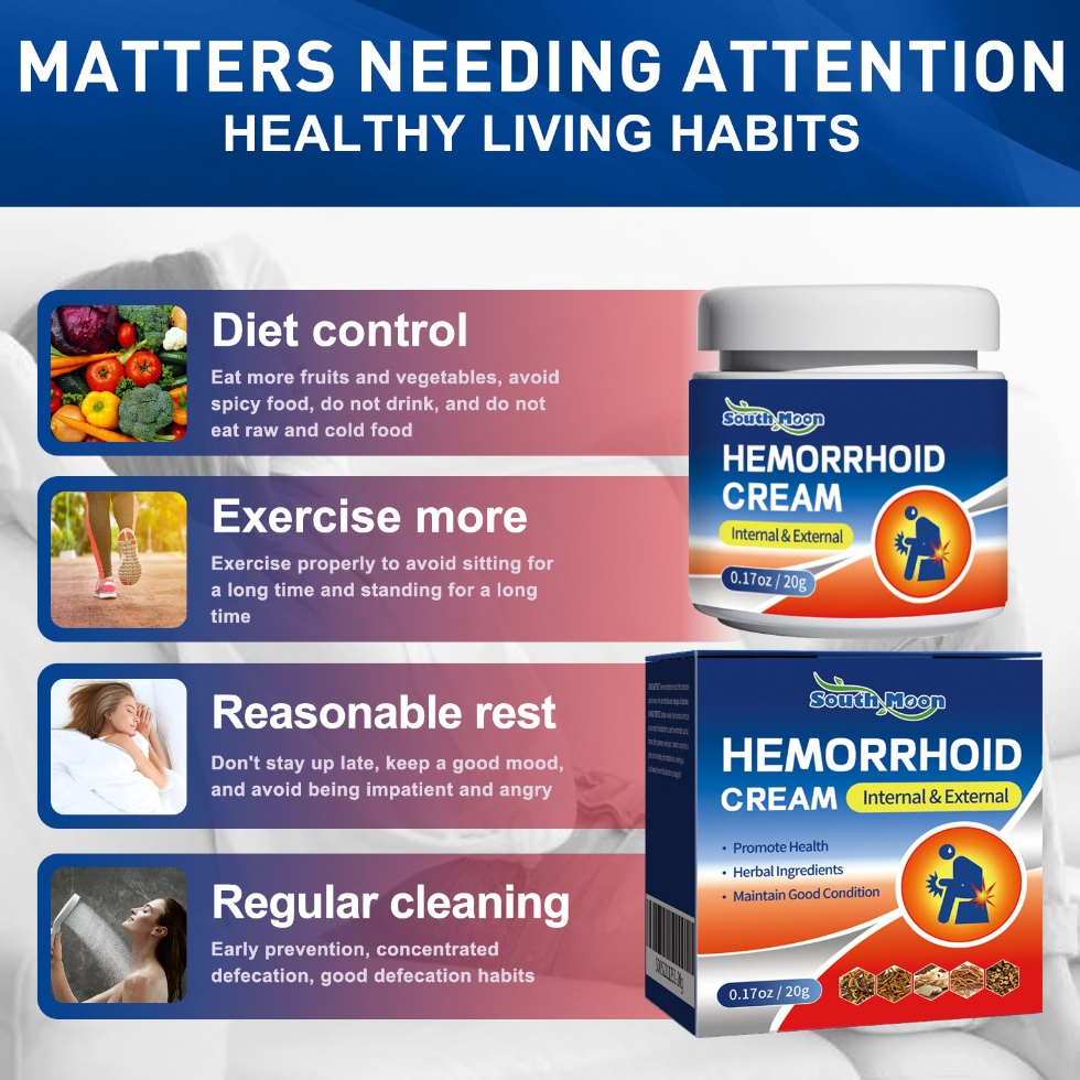 Hemorrhoids Treatment Internal External Hemorrhoids Ointment Cream ...