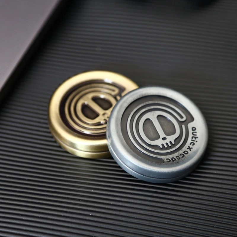 1PC Devil Milk Cap Magnetic Haptic Coins EDC Adult Metal Fidget Toys ...