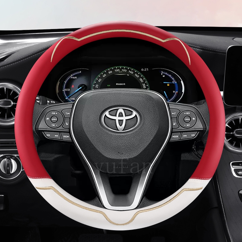 PU Leather Car Steering Wheel Cover for Toyota Innova,Toyota Fortuner ...
