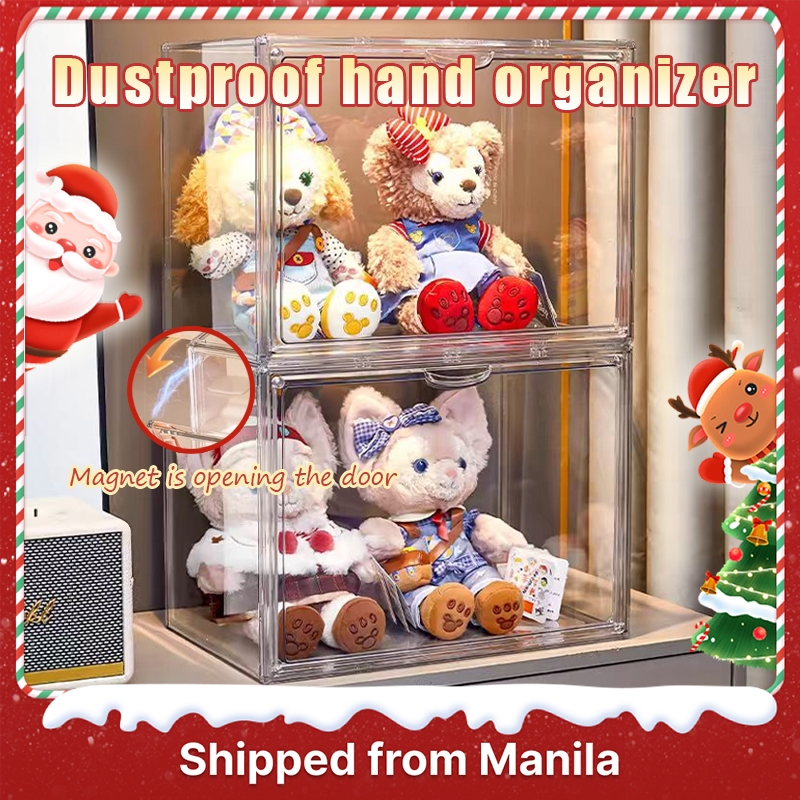 Acrylic Bag Display Box Storage Stackable Doll Storage Cabinet ...