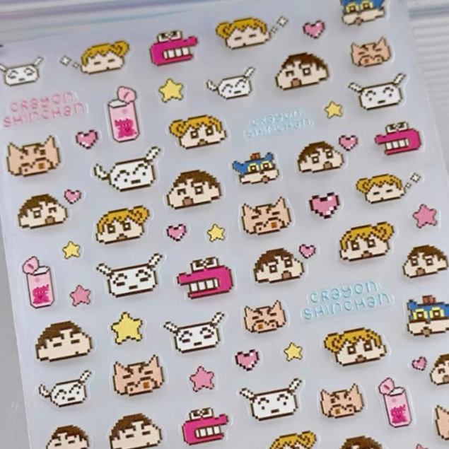 Cartoon Nail Stickers DIY Journal Decoration Stickers Painting Material ...