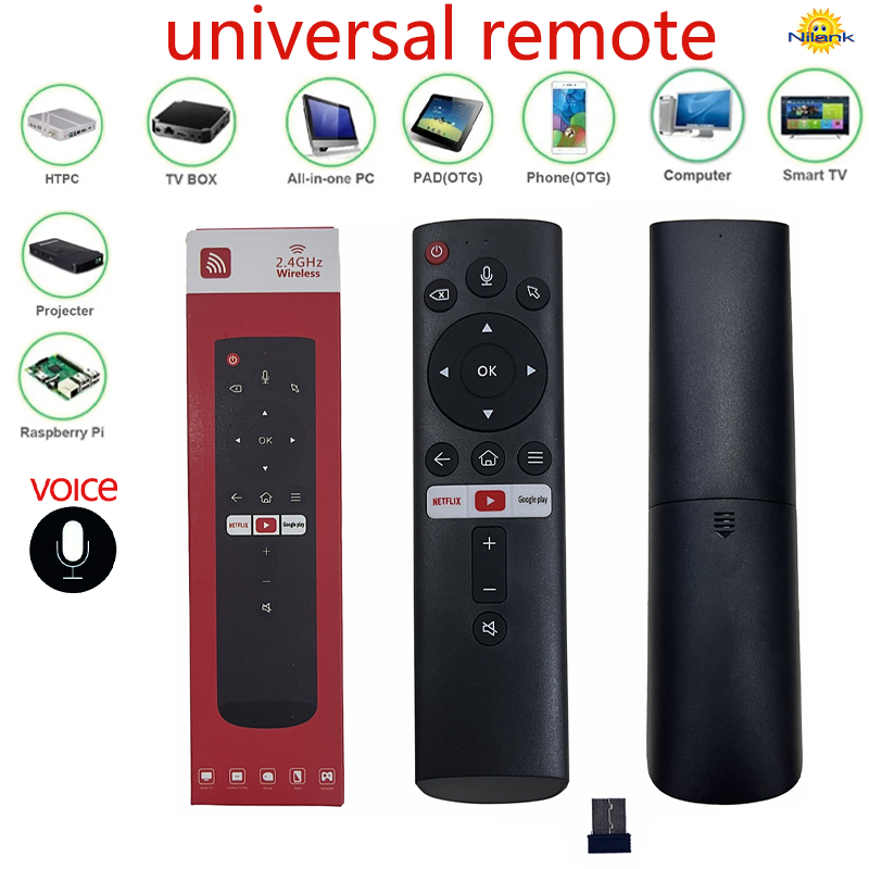 Universal Remote Control Voice/Mouse Universal All Android Smart TV, TV ...
