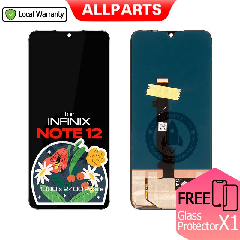 Allparts AMOLED Incell Display For Infinix Note 12 G96 LCD Touch Screen ...