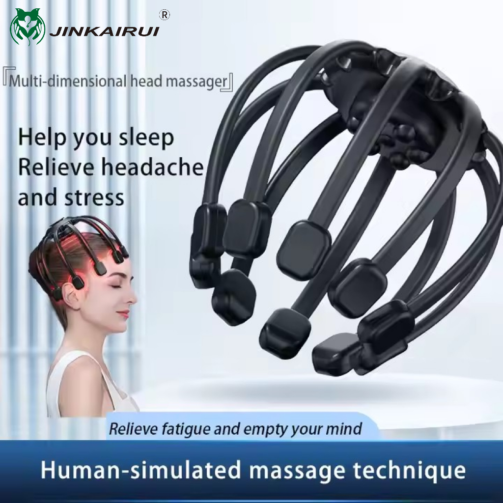 Electric Scalp Massager Fatigue Relief Portable Octopus Head Massager ...