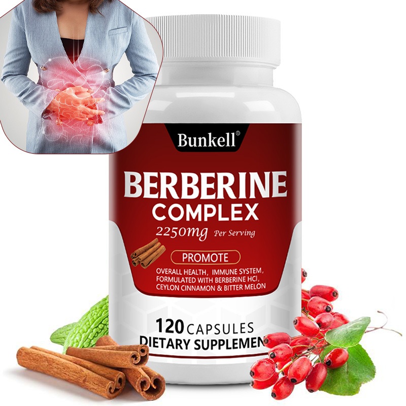 Berberine, Ceylon Cinnamon & Bitter Melon 2250 Mg – Promotes Digestive ...