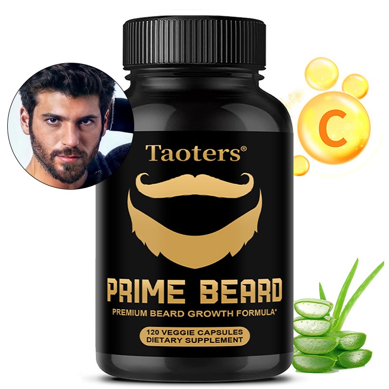 Premium Beard Growth Formula - Hair Care Supplement for Men - Beard and ...