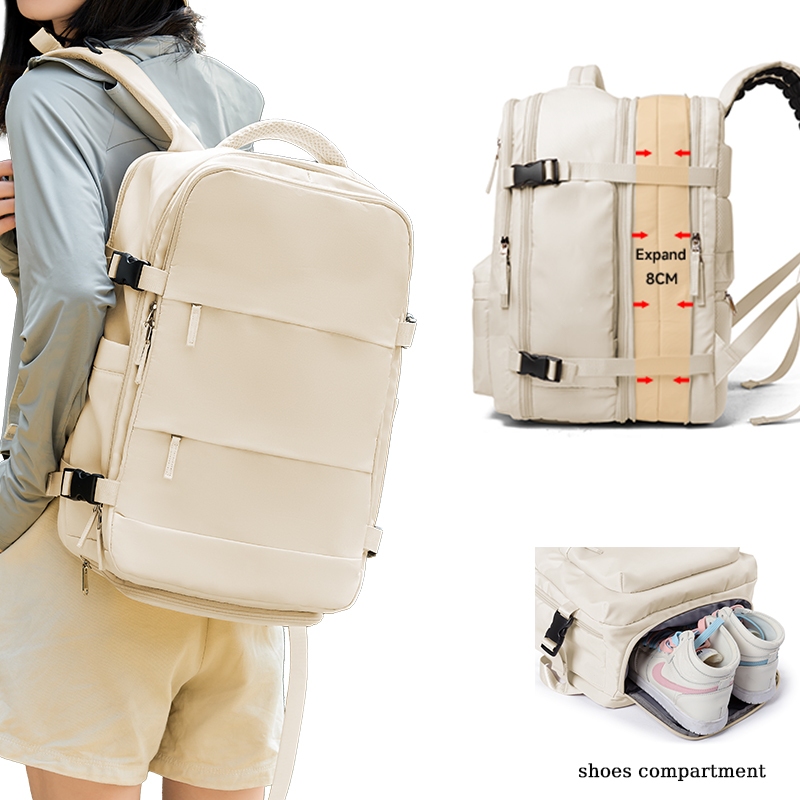 MOYYI School Bag Waterproof travel backpack large beg sekolah hiking backpack Separate dry and ...