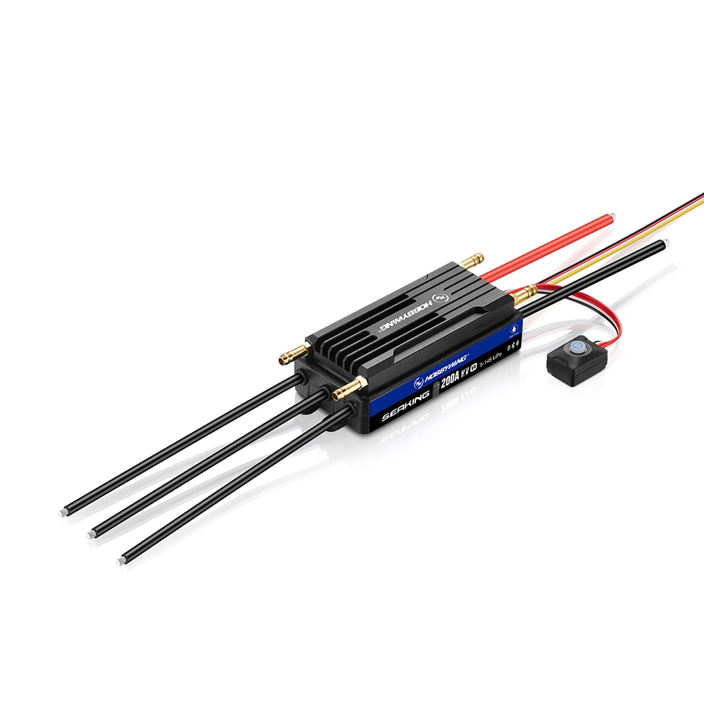 HOBBYWING SeaKing 200A HV V4 Brushless ESC for RC Electric Remote Control Model Boat Ship ...