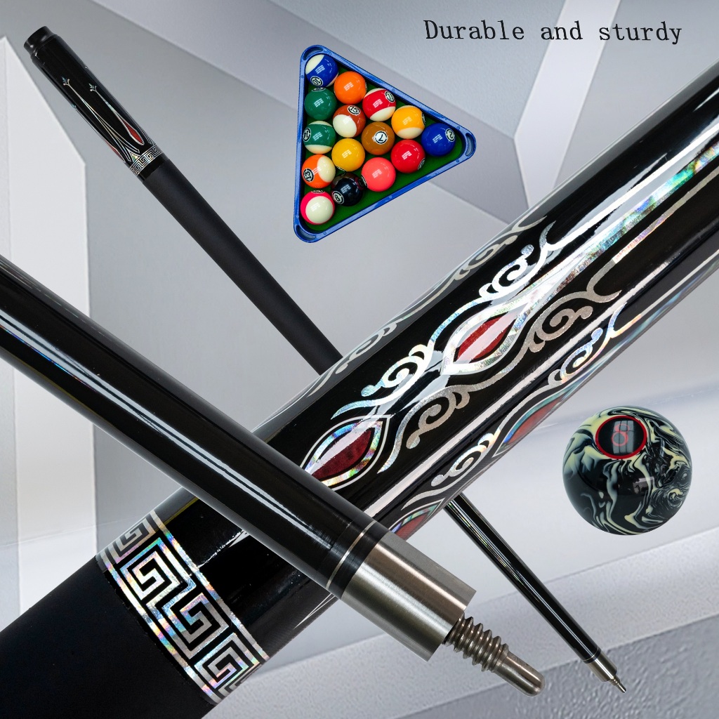 Peacock Carbon Fiber Billiard Cue - 13mm Fancy Pool Cue Set for ...