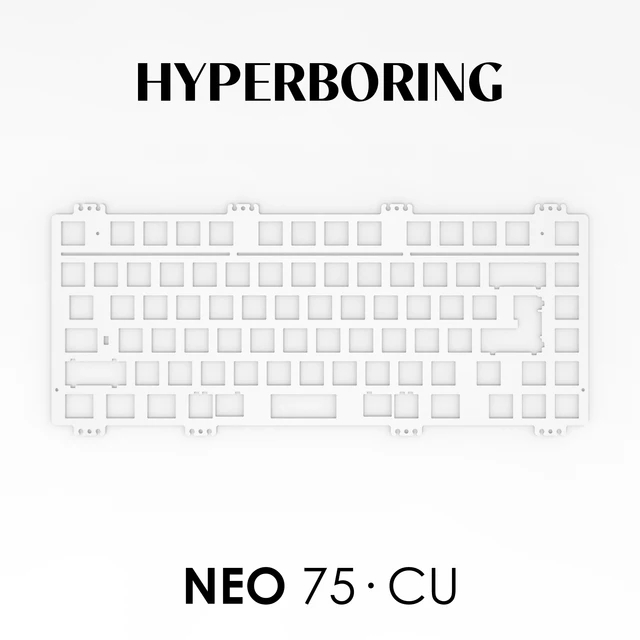 Keebox Hyperboring Neo75 CU Mechanical Keyboard Kit Postioning Plate ...