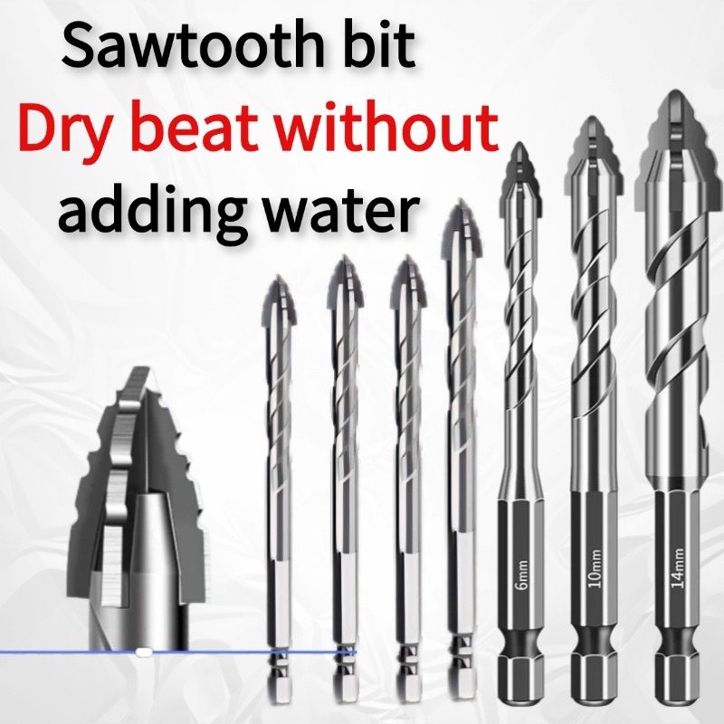 Sawtooth Tungsten Steel concrete drill bit for tiles，drill bit for ...