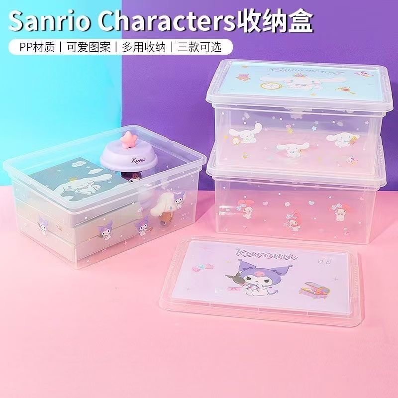 Mini miniso miniso Sanrio Drawer Storage Box Cute Cinnamon Dog Desktop ...