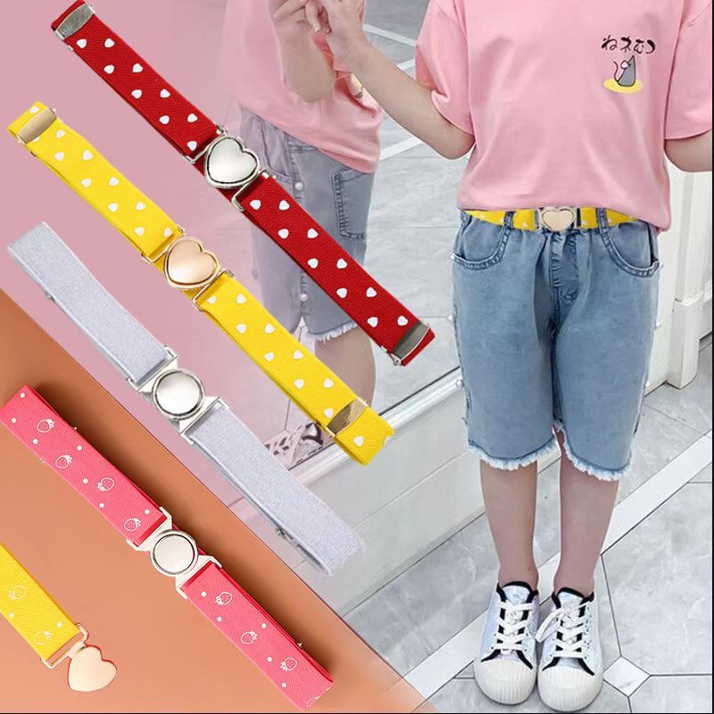 Elastic Children's Belt Boys Girls Pants Belts Cartoon Baby Belts ...