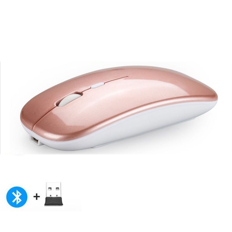 RGB Rechargeable Mouses Wireless Mouse Bluetooth--compatible Wireless ...