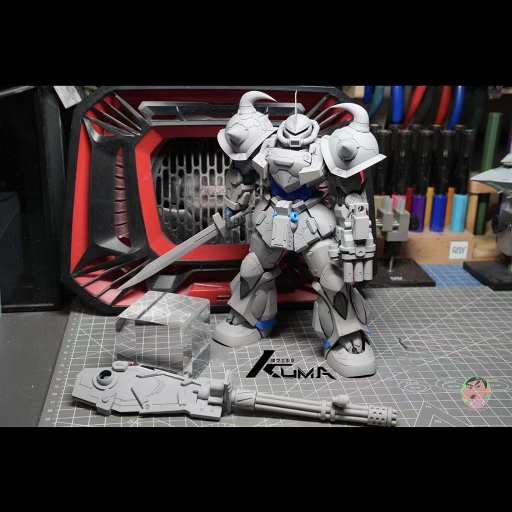 Kuma Studio MG 1/100 Gouf Custom Main Body + Flight Unit Conversion Kit ...