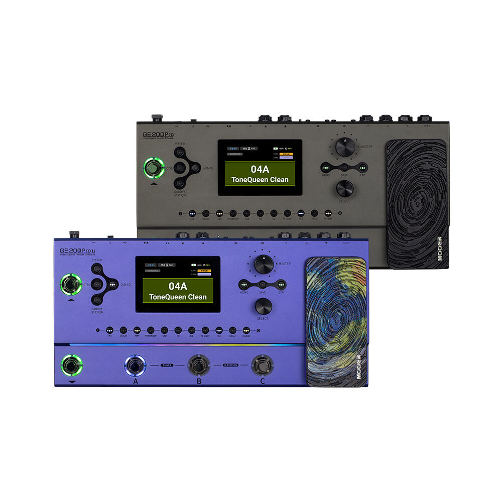 MOOER GE200 Pro/GE200 Pro Li Intelligent comprehensive effect pedal ...