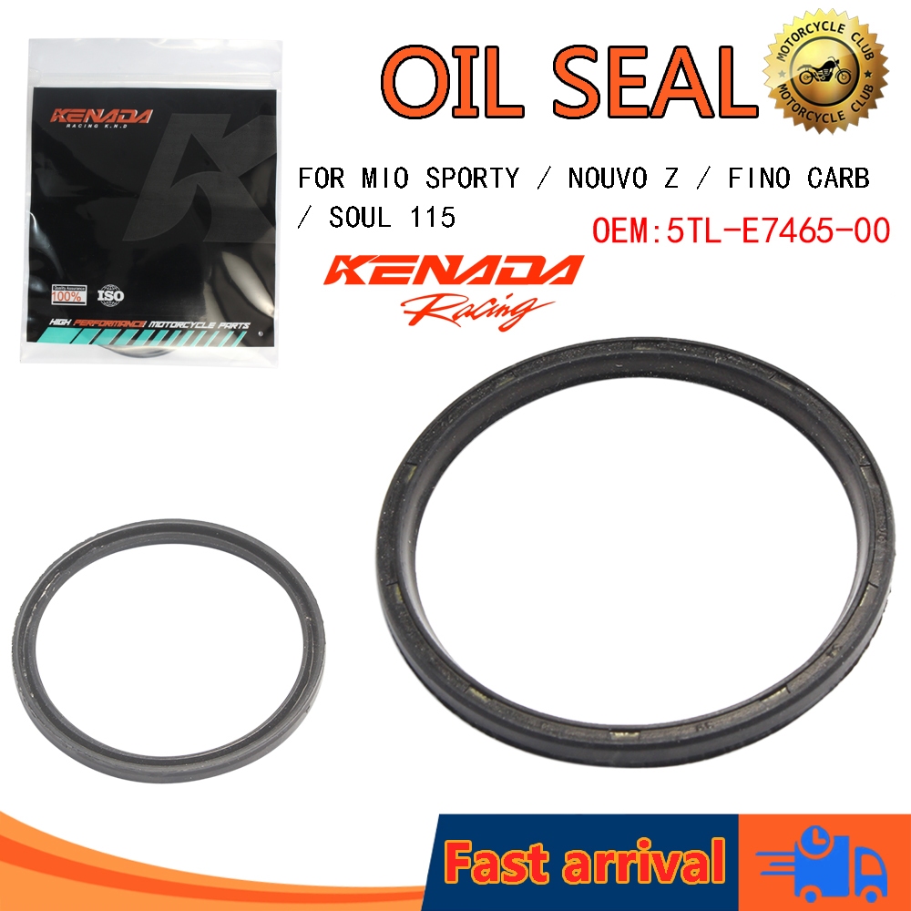 Kenada Racing Oil Seal Torque Drive Mio Sporty Nouvo Soul Fino 5TL-E7465-00 Yamaha Genuine ...