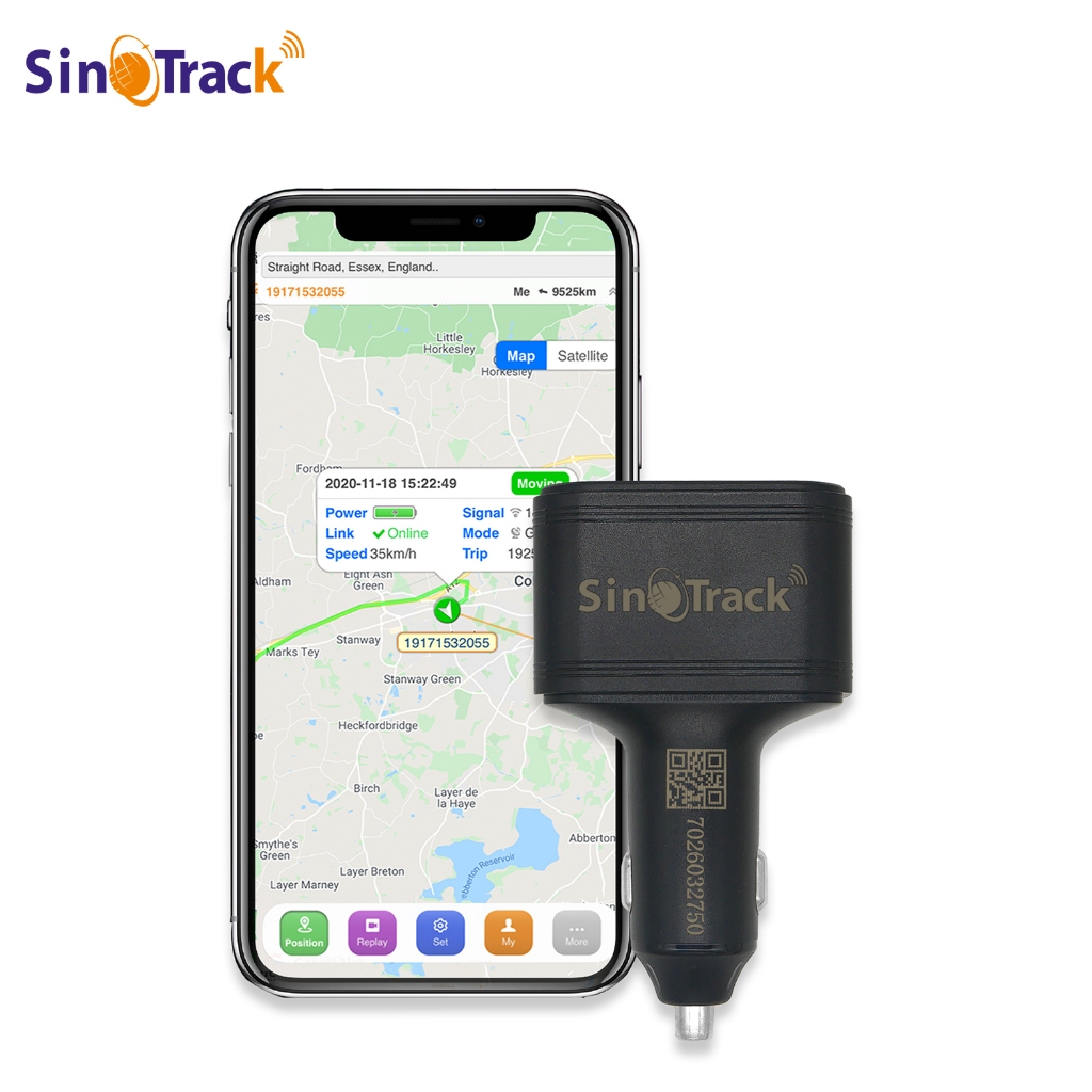 SinoTrack Mini Car Charger Gps Tracker Plug And Play St-909 For ...
