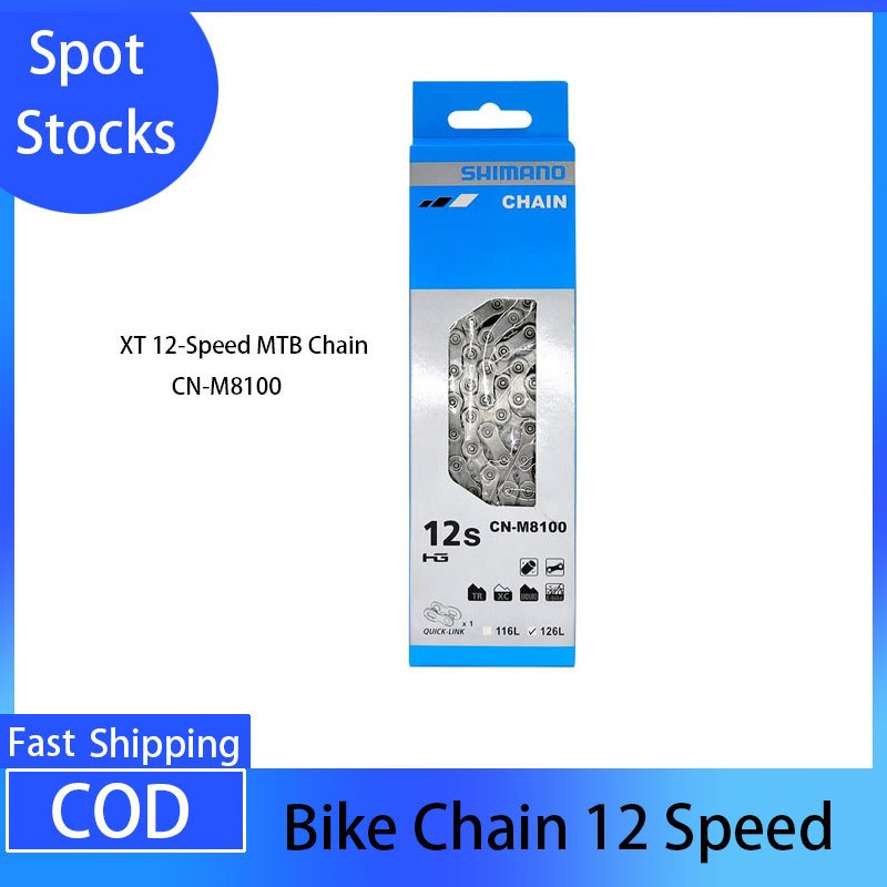 Original Shimano DEORE XT CN-M8100 12 Speed chain 12S MTB Bicycle ...
