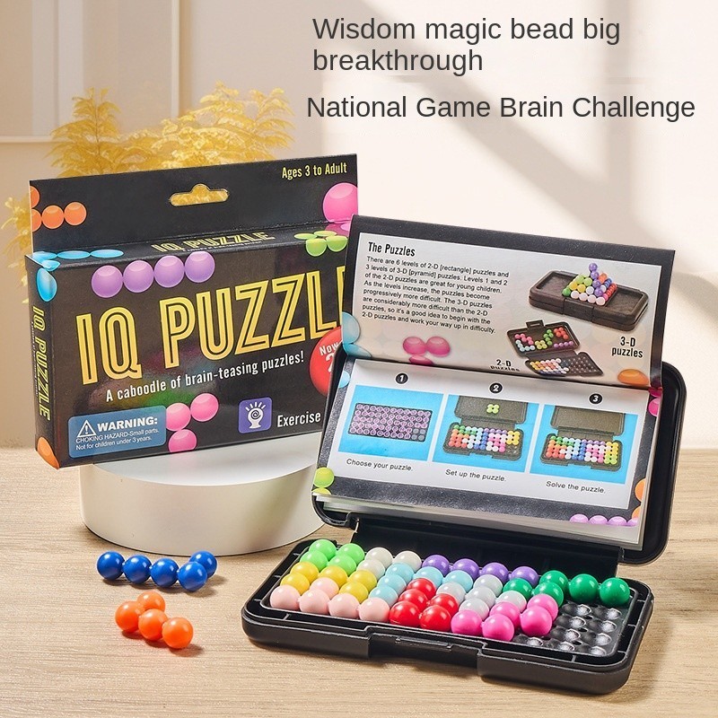 Wisdom Pyramid Magic Bead iQ Battle: Children's Educational Brain ...
