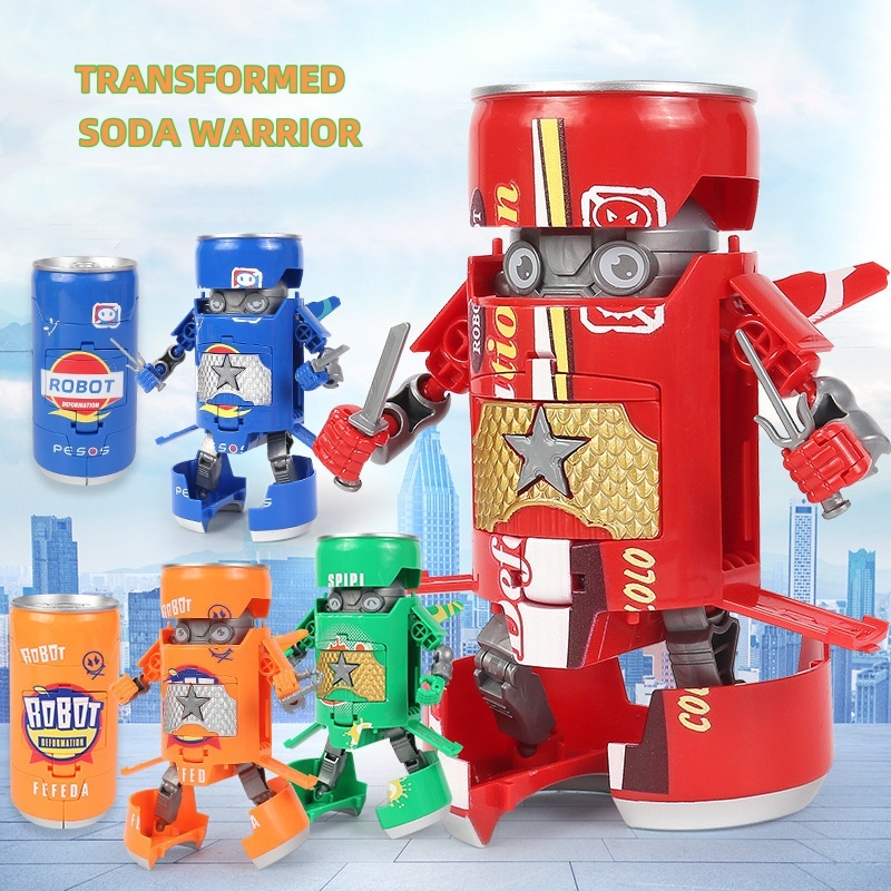 Transformed Soda Warrior Coke Warrior Robot Children's Soda Cola ...