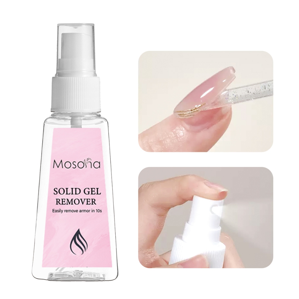 Solid Gel Remover Gel Dissolver Quick Remove Alcohol Free Remover Nail ...