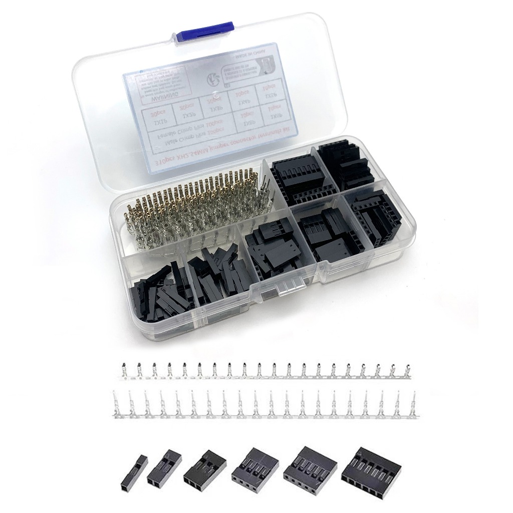 310pcs 2.54mm 1Pin 2Pin 3Pin 4Pin 5Pin 6Pin 8pin Male Female Dupont ...