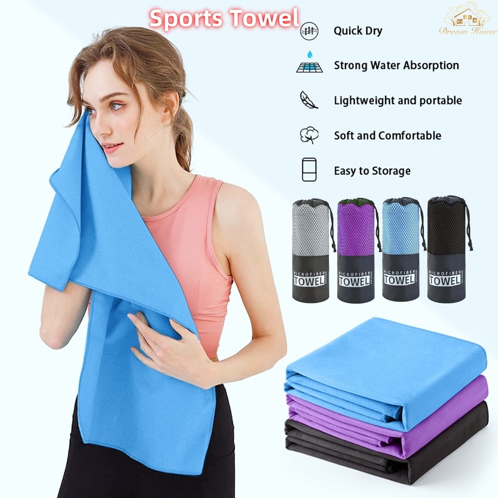 Durable Quick Dry Sports Towel Absorbent Bath Towel Portable Yoga ...