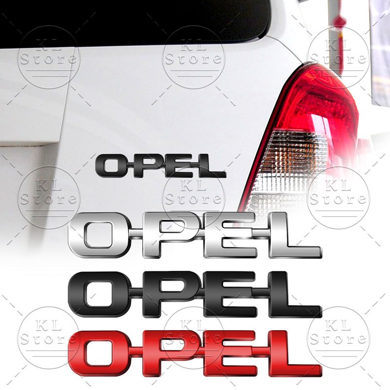 Car Badge 3D Metal Sticker Rear Tail Bumper Trunk Emblem Decals For ...