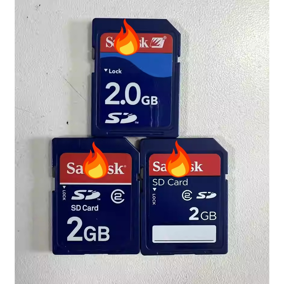 2gb SD Card 2G Suitable for Canon Panasonic CCD Digital Camera | Shopee ...