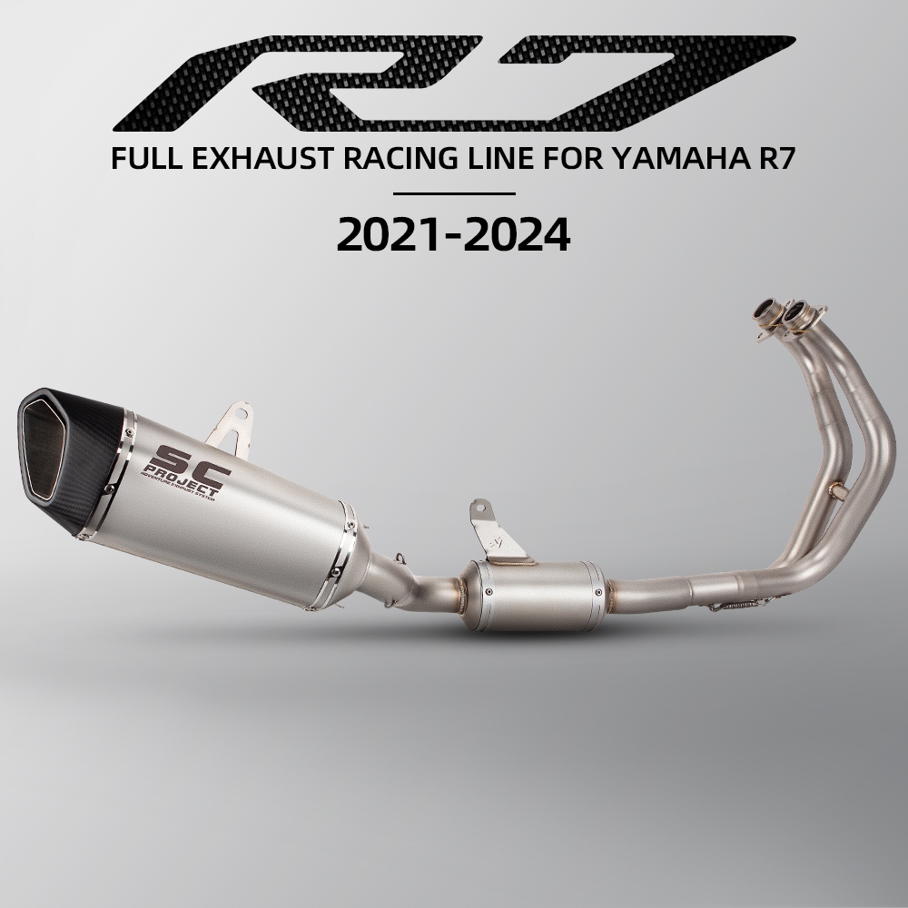 For Yamaha R7 YZF-R7 2021-2024 Full System Motorcycle Exhaust Modify ...