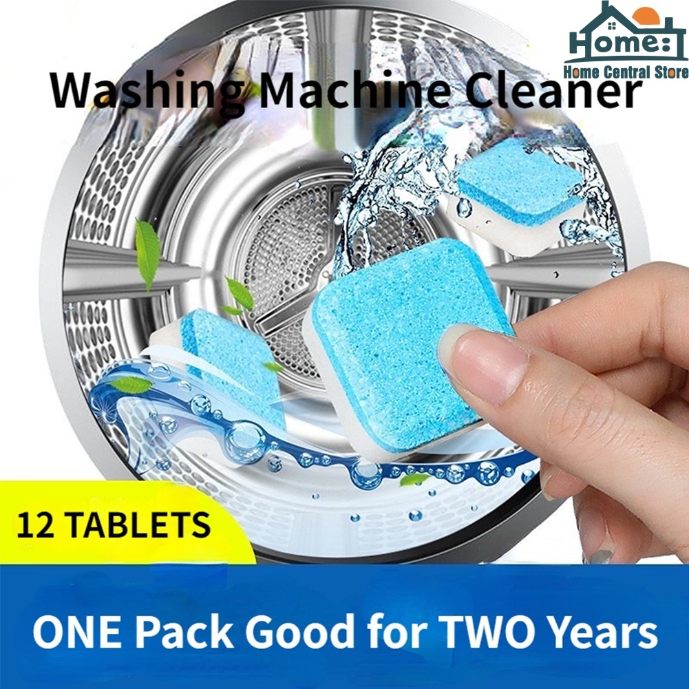 12 pcs of Washing Machine Effervescent Cleaning Tablets Disinfection ...