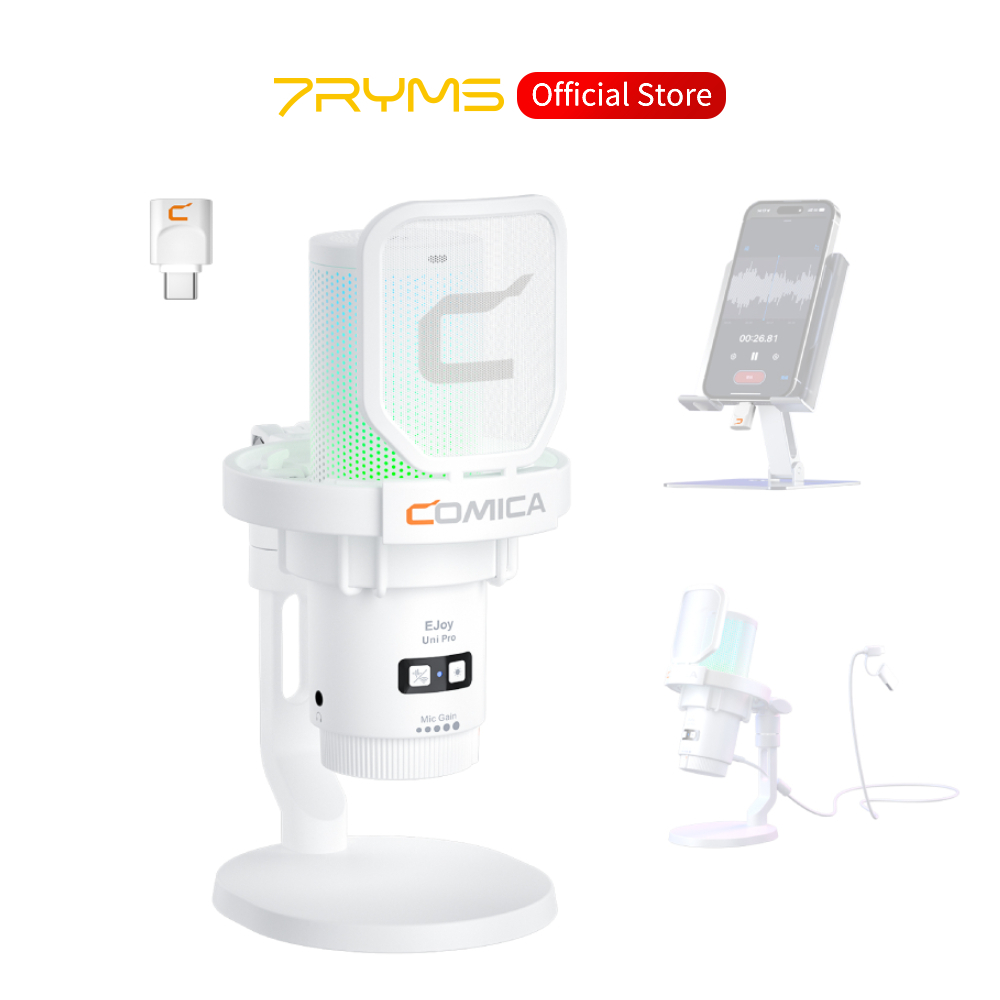 Comica Ejoy Uni PRO Wireless Condenser USB Microphone for PC Laptop ...