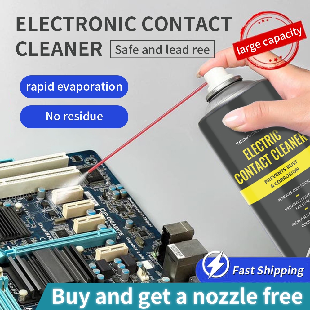 Electronic Contact Cleaner Fast Dry Electrical Cleaner Spray PCB Screen ...