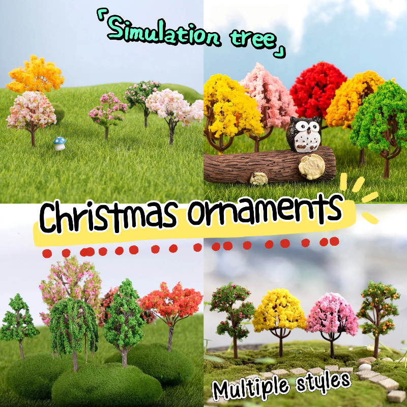 Micro Landscape Landscaping Simulation Tree Coconut Tree Cherry Blossom ...